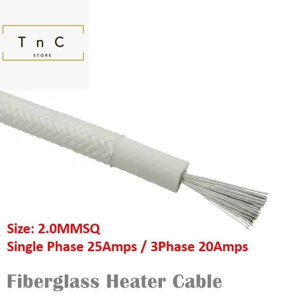 Fiberglass Heater Cable Heat Resistant Cable High Temperature Cable ...