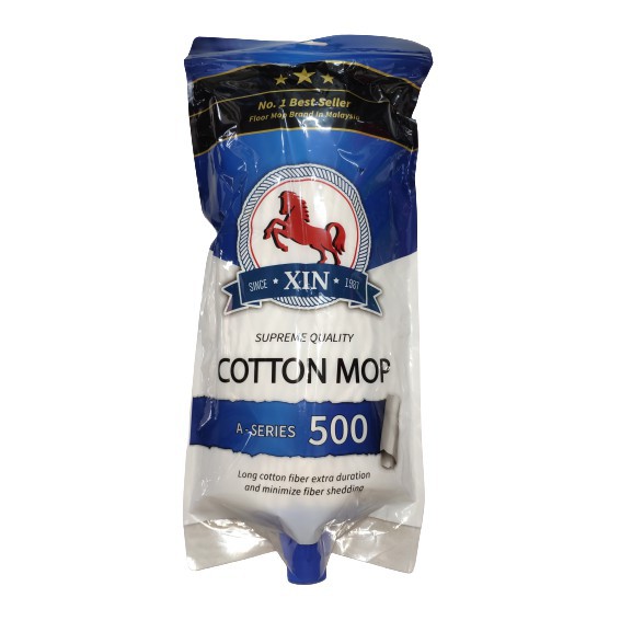Horse Brand Xin Trading A-Series Classic Cotton Flooring White Mop ...