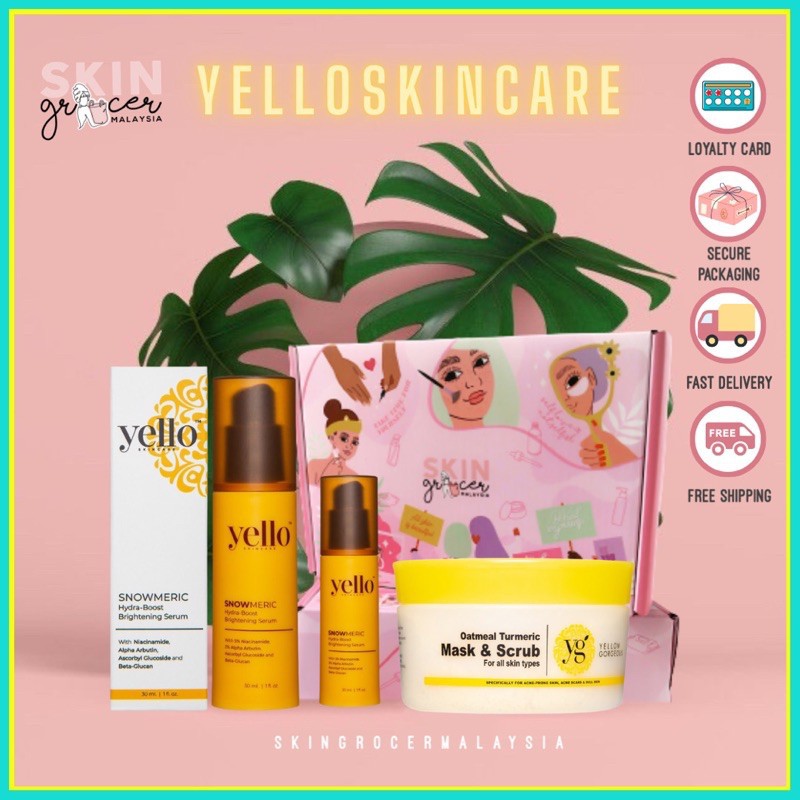 [READY STOCK] Yello Oatmeal Turmeric Mask & Scrub OTMS / Yello ...