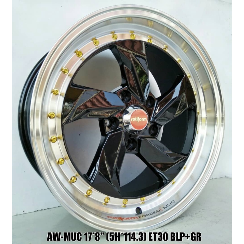 [Pre-Order] 17 Inch New Sport Rim Mr Wheel Part7 Myvi Alza Saga Vios ...