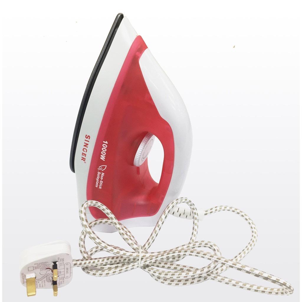 Ready Stock -SINGER DI08-Light Weight Dry Iron DI08-Saterika Baju Brand ...