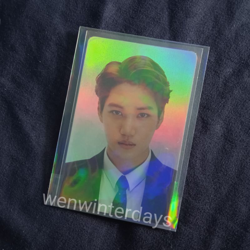 EXO PHOTOCARD KAI HOLOGRAM ELYXION DECO STICKER HOLO PC ONLY SHARING ...