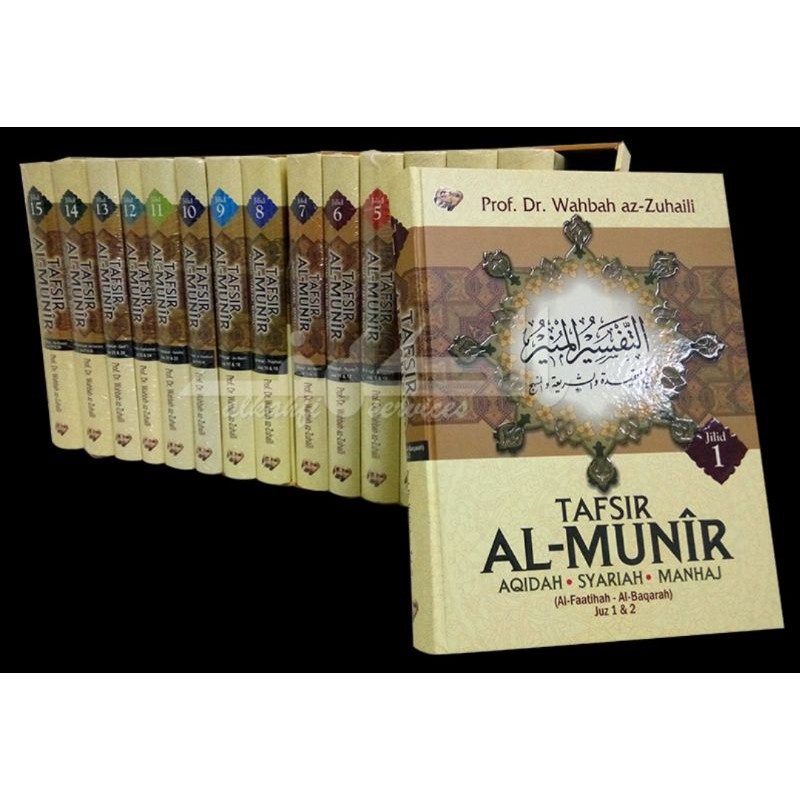 Buku rujukan Kitab Buku Agama TAFSIR AL MUNIR / 15 Jilid Lengkap | Shopee Malaysia