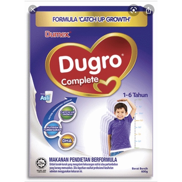 DUMEX DUGRO COMPLETE (600gram) | Shopee Malaysia