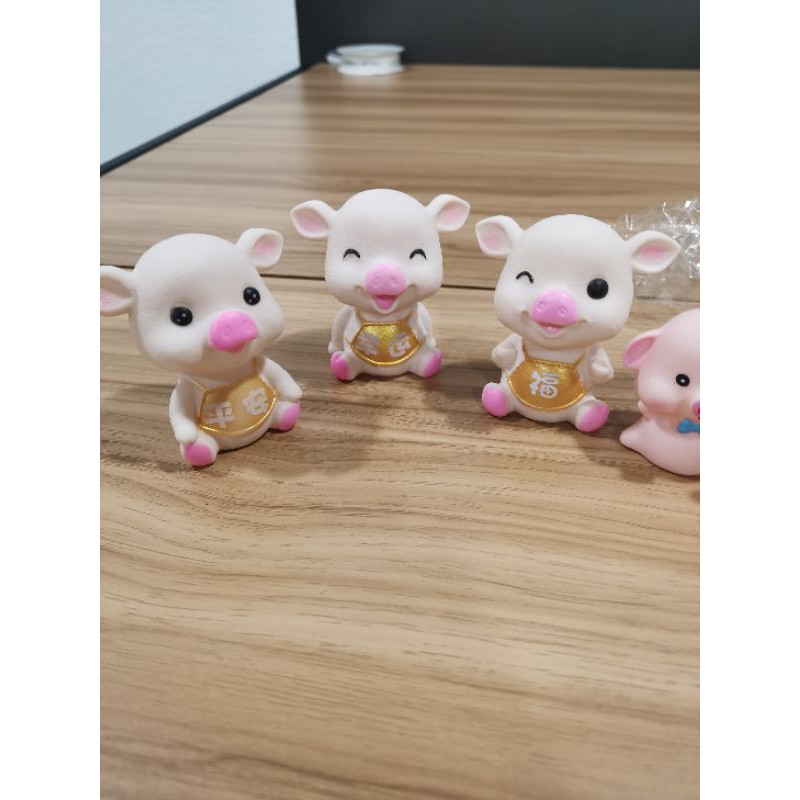 Cute piggy cake deco cake decoration piggy cake topper cute piggy cake ...