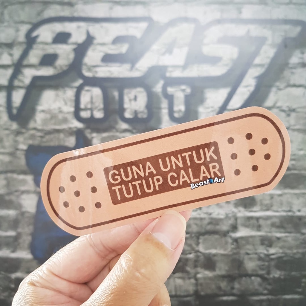 Tutup Calar / Sticker Plaster / STICKER BEAST ART | Shopee Malaysia