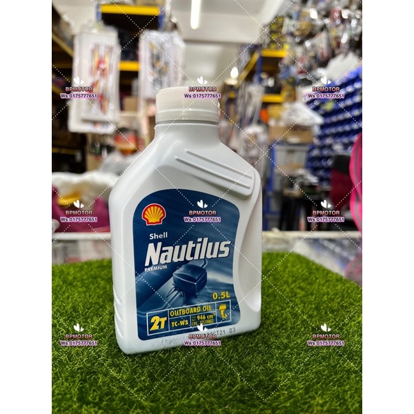 ORIGINAL SHELL NAITILUS PREMIUM 2T OUTBOARD OIL TC-W3 0.5L | Shopee ...