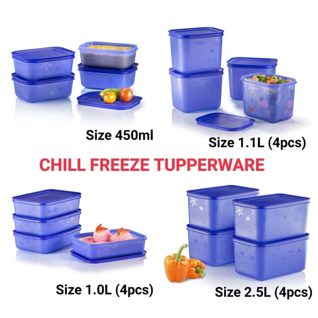 Tupperware - Fridge storage / Chill Freeze | Shopee Malaysia