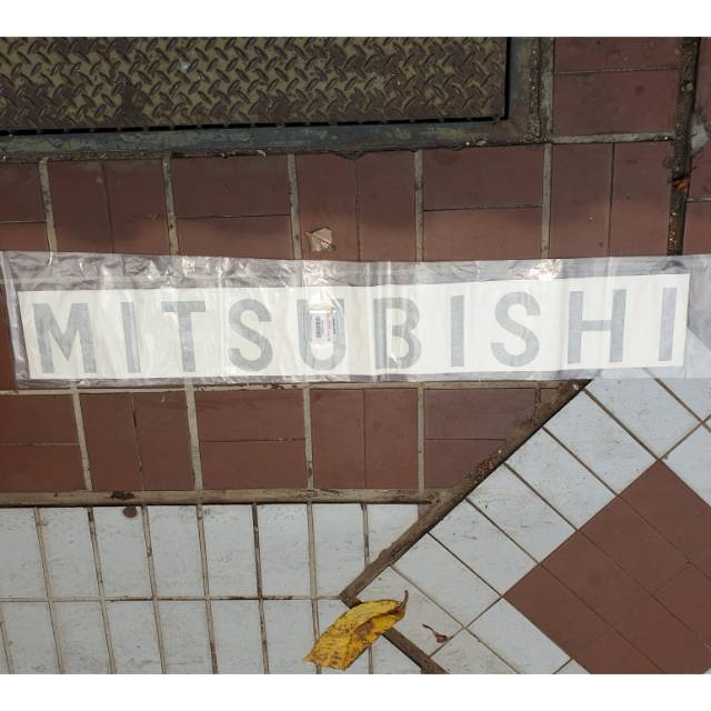 Original Mitsubishi Strada L200 Trunk Body Mitsubishi Sticker | Shopee ...