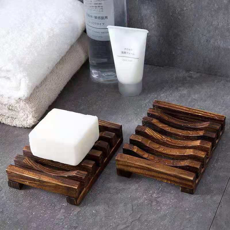 Wooden soap tray Handmade soap holder Drain Charcoal Soap Dish J4J30 ...