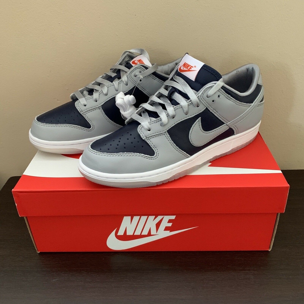 Dunk Nike Low College Navy Grey Sneakers On Sale DD1768-400 Sports ...