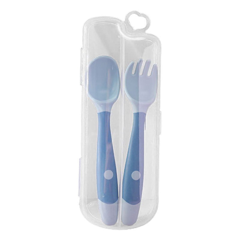 SOME Baby Children Spoon Fork Set Soft Bendable Scoop Fork Kit ...