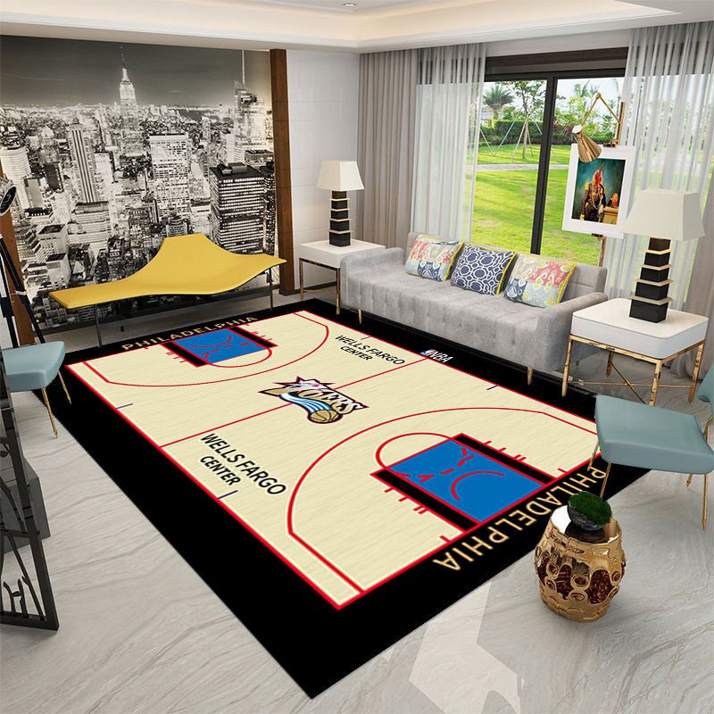 NBA Lakers Warriors Trend Mat Basketball Court Carpet Living Room Sofa ...