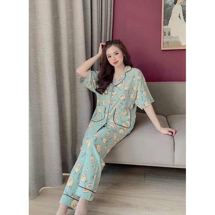 (RANDOM Model) Batwing Pajama Set High Quality Kate Thai Home Wear Set ...