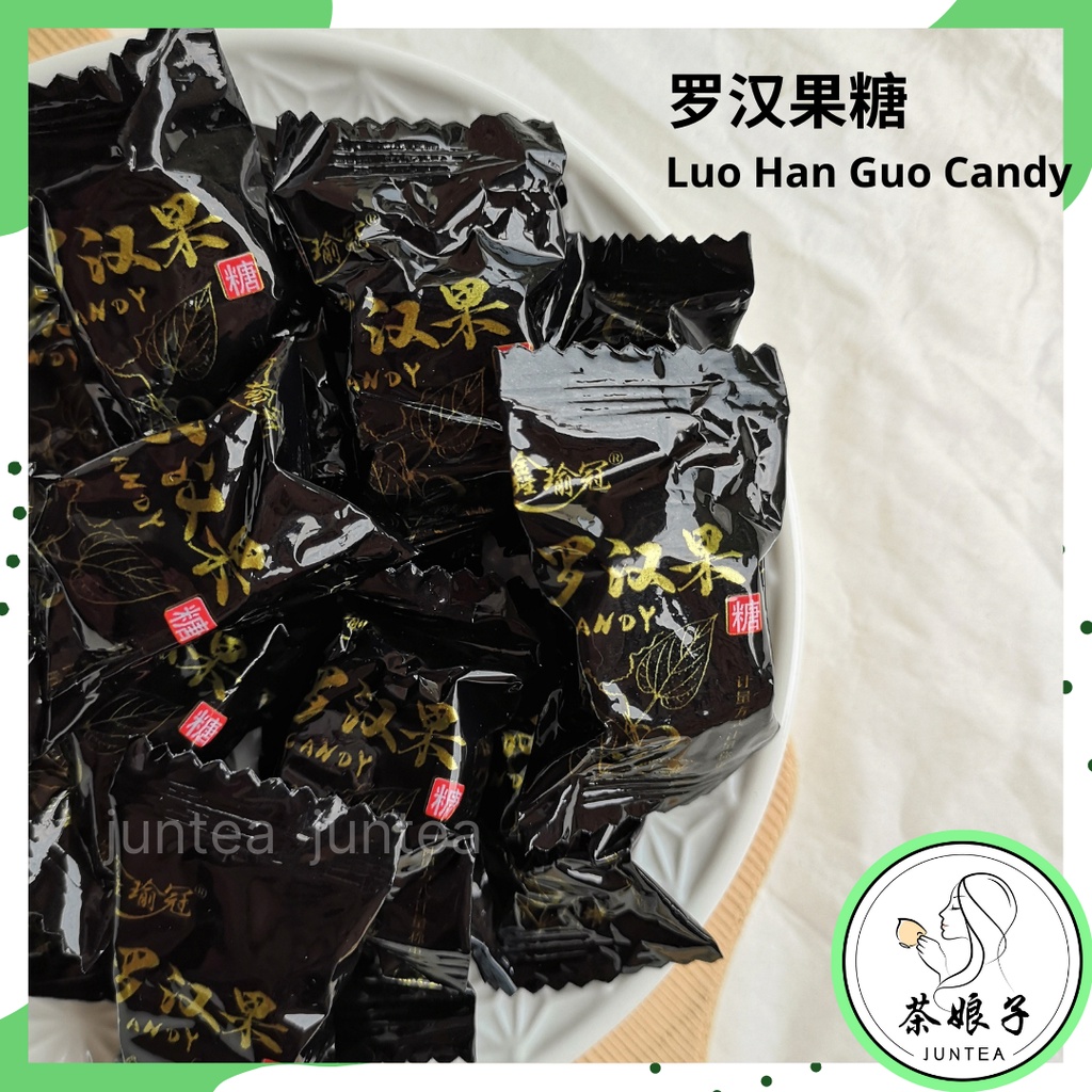 罗汉果薄荷糖果 Herbal Mint Candy 润喉糖 Luo Han Guo Candy 100gram【JUNTEA ...