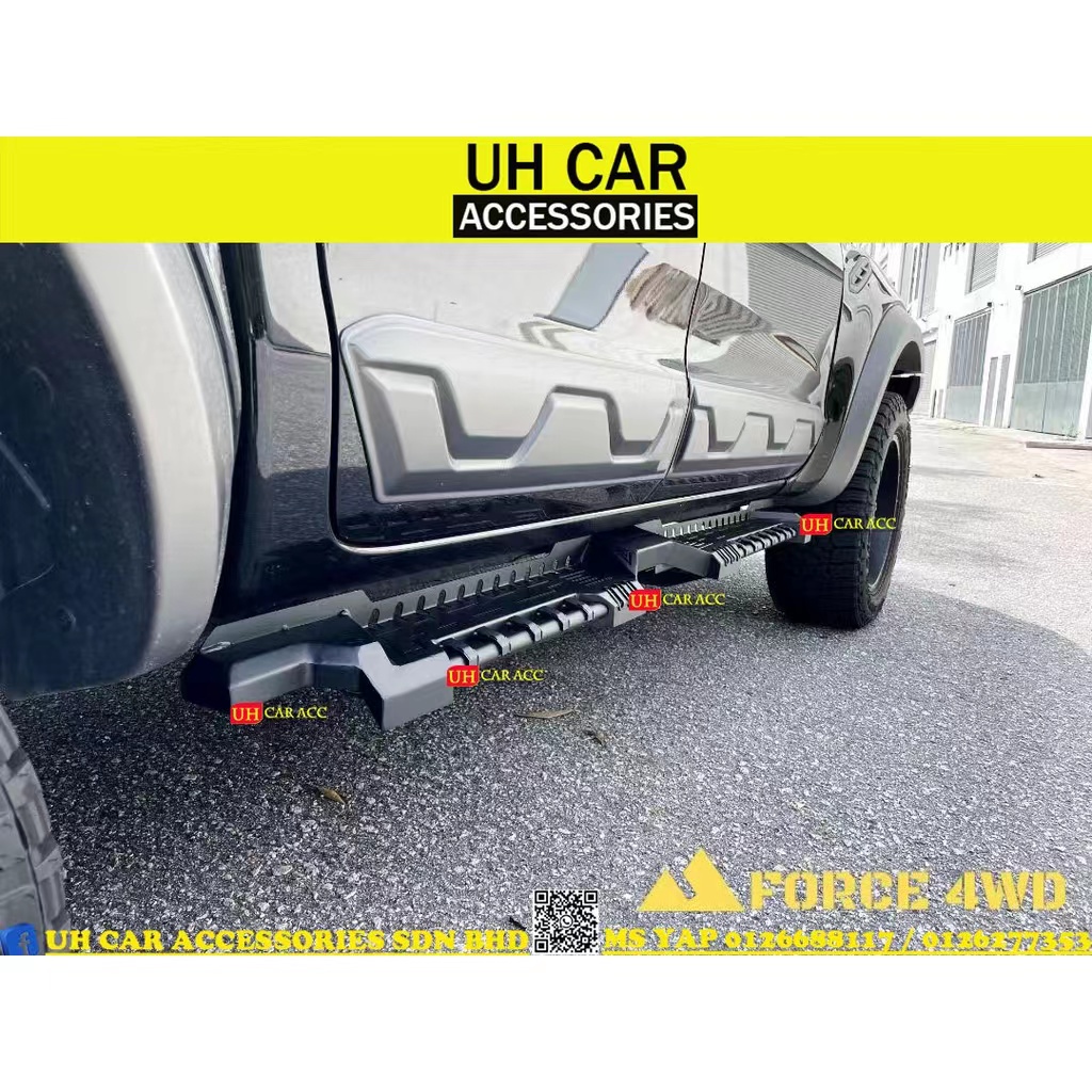FORD RANGER T9 2022 WILDTRAK XL XLT V18 STEEL RUNNING BOARD SIDE STEP ...