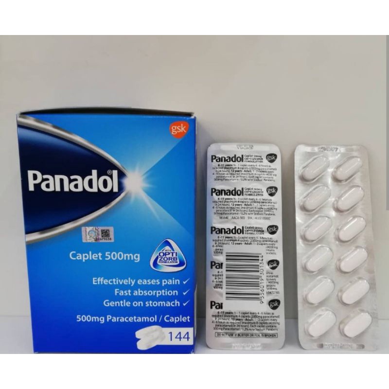 Panadol paracetamol Capsule tahan sakit 500mg (12's/36's) | Shopee Malaysia