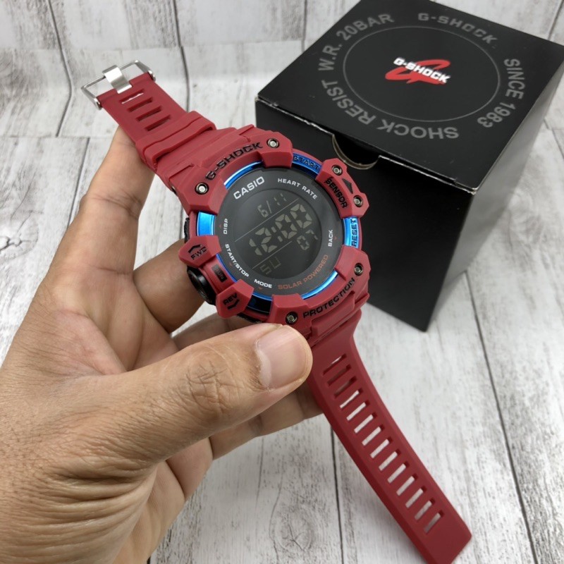 Gshock Viral Digital watches red color Varians Gbd100 style unisex Jam ...