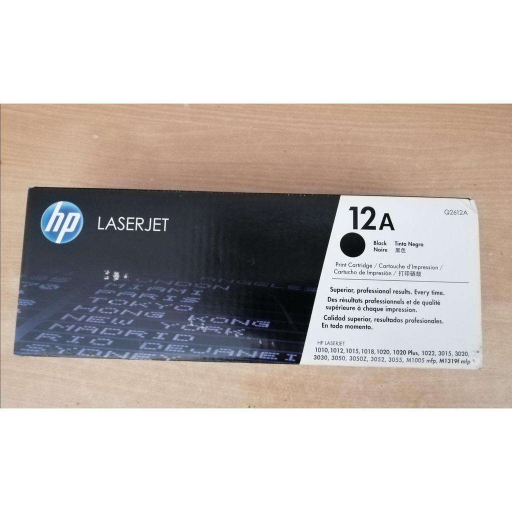 Original Genuine HP 2612 / Q2612A / 2612A / 12A Toner Cartridge | Shopee Malaysia