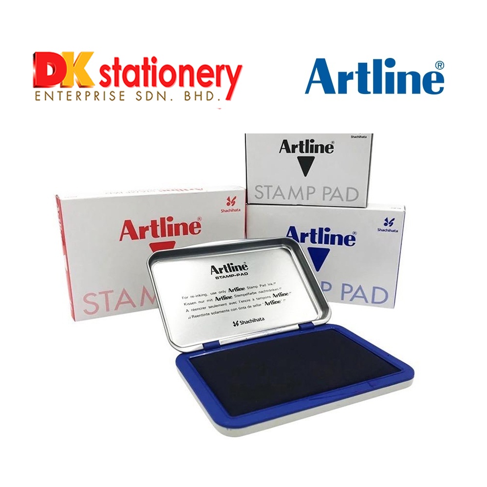 Artline Pad Dakwat Cop Artline – Saiz 00/0/1/2 | Stamp Pad – Size 00/0/1/2 | Shopee Malaysia