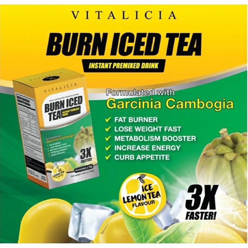 BURN ICE TEA *BIT* [💯Teh kurus Viral Avenys] by Vitalicia (Kurus, Sihat ...