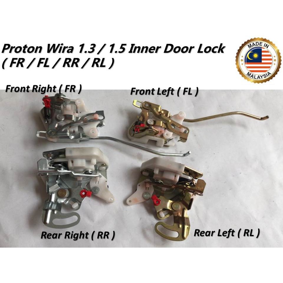 Proton Wira 1.3 / 1.5 Inner Door Lock ( FR / FL / RR / RL ) | Shopee ...