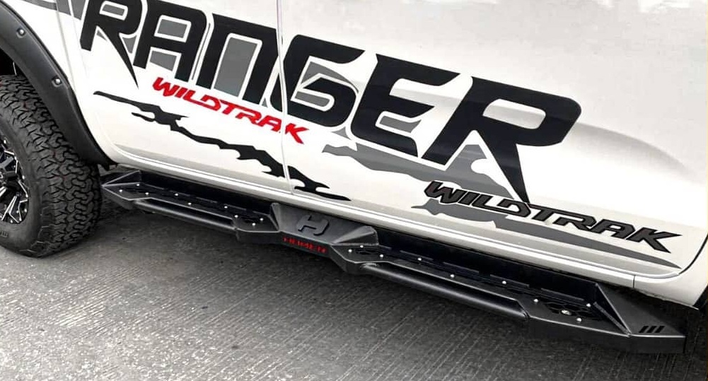 HAMER 4x4 SM105 SHADOW SERIES SIDE STEP FOR HILUX RANGER TRITON NAVARA ...