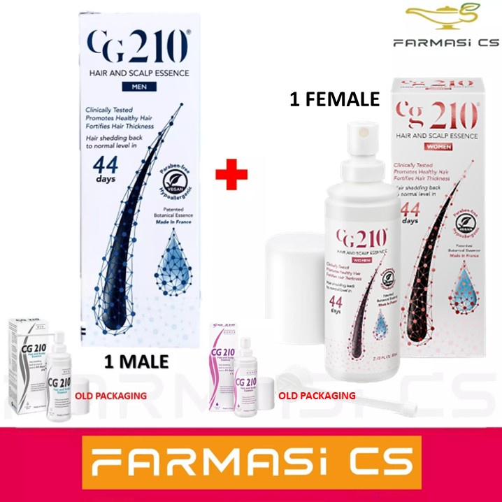 Promo Cg210 Hair And Scalp Essence Female Exp 11 2025 Male 80ml Exp 05