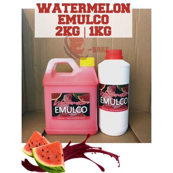WATERMELON EMULCO 1KG | 2KG | PERASA BUAH TEMBIKAI BEWARNA 1KG | 2KG ...