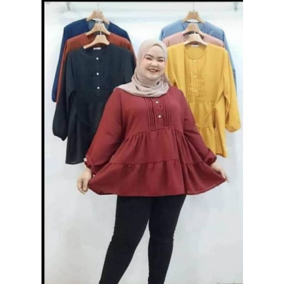 BLOUSE PLAIN PLUS SIZE SALE 🔥🔥 | Shopee Malaysia