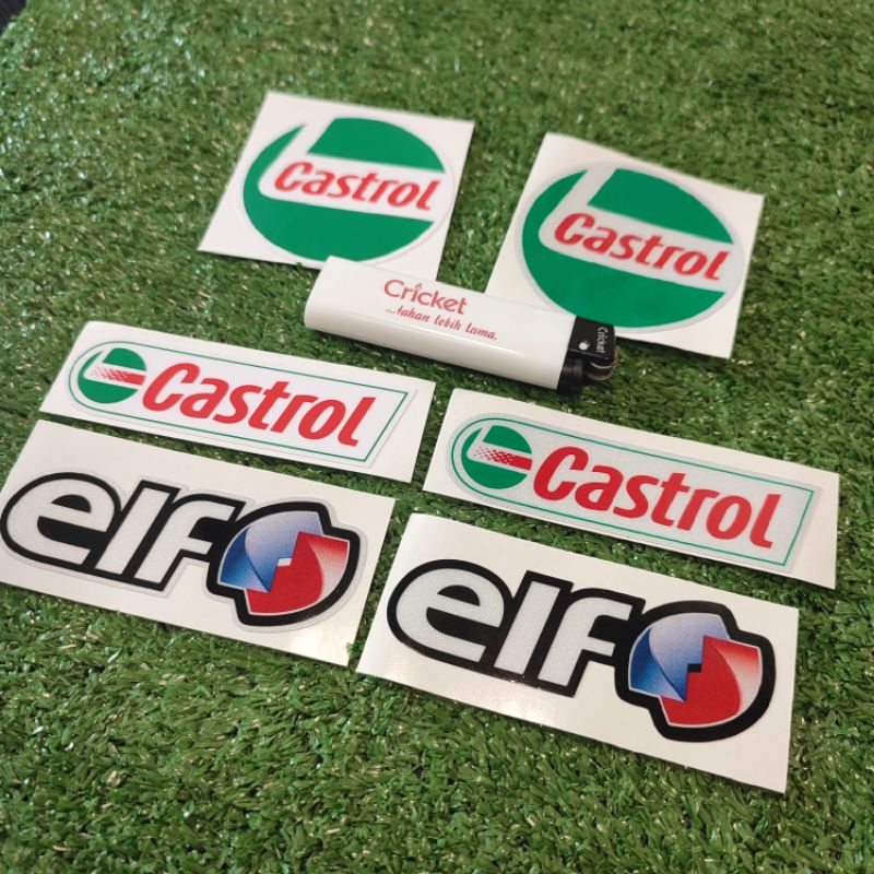 Castrol elf sticker motor | Shopee Malaysia