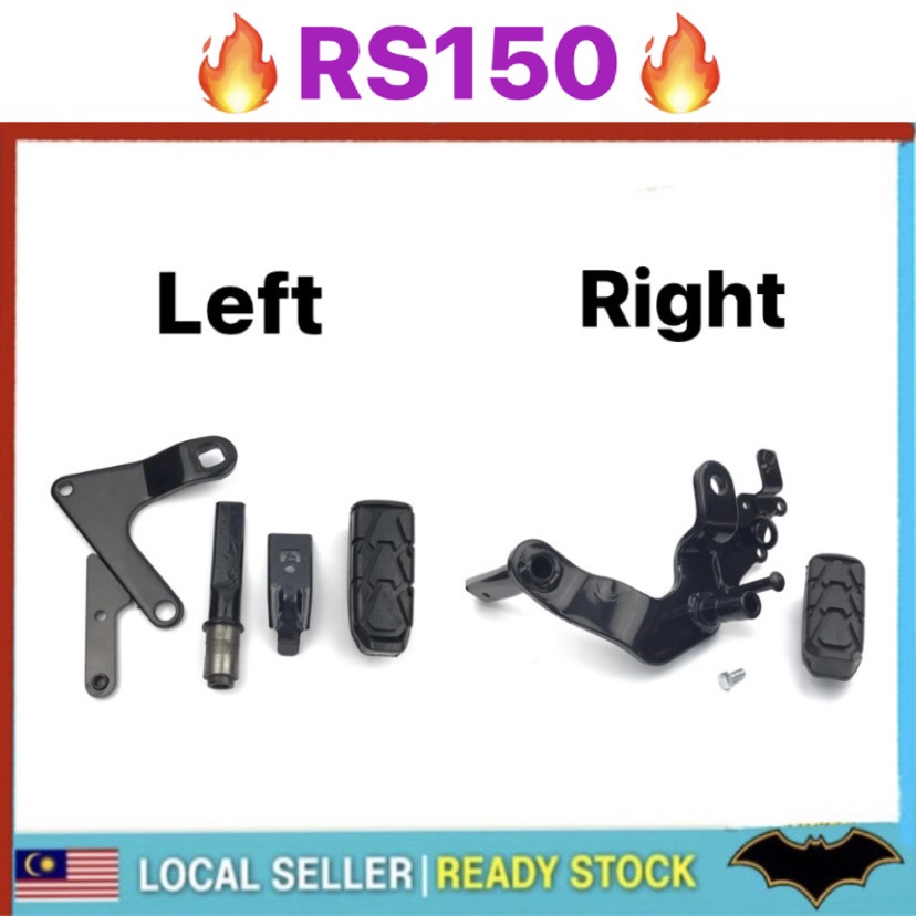 RS150 RS150R RS 150 150R Front Step Bar Footrest Main Foot Rest Step ...
