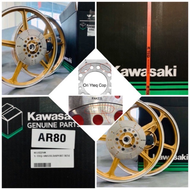 KAWASAKI AR80/AR125 SPORT RIM ORIGINAL YTEQ | Shopee Malaysia