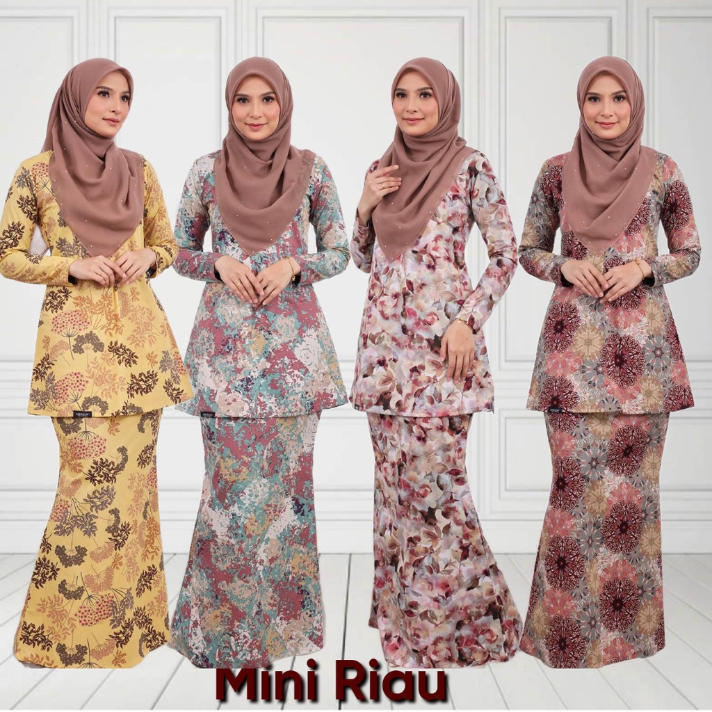 Baju Kurung Mini Riau English Cotton By Anggun ️ | Shopee Malaysia