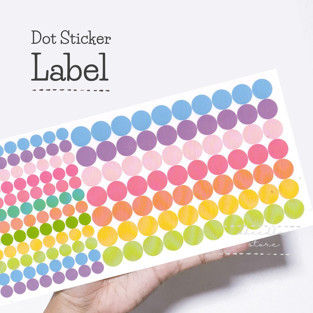 Round Dot Label Stickers / Self Adhesive Label / Colors Labels / Round ...