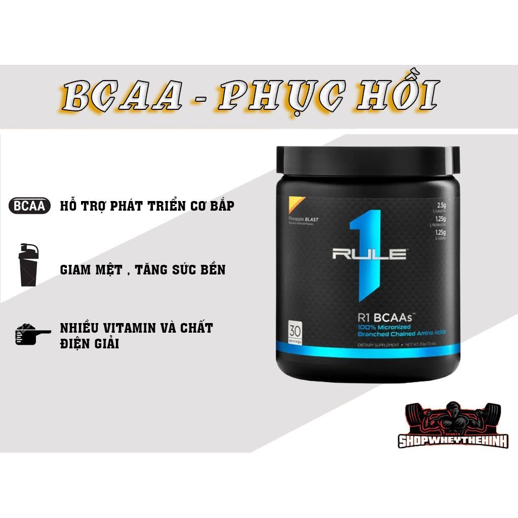 Bcaa RULE 1 - Recovery support product - Increase endurance (30 ...