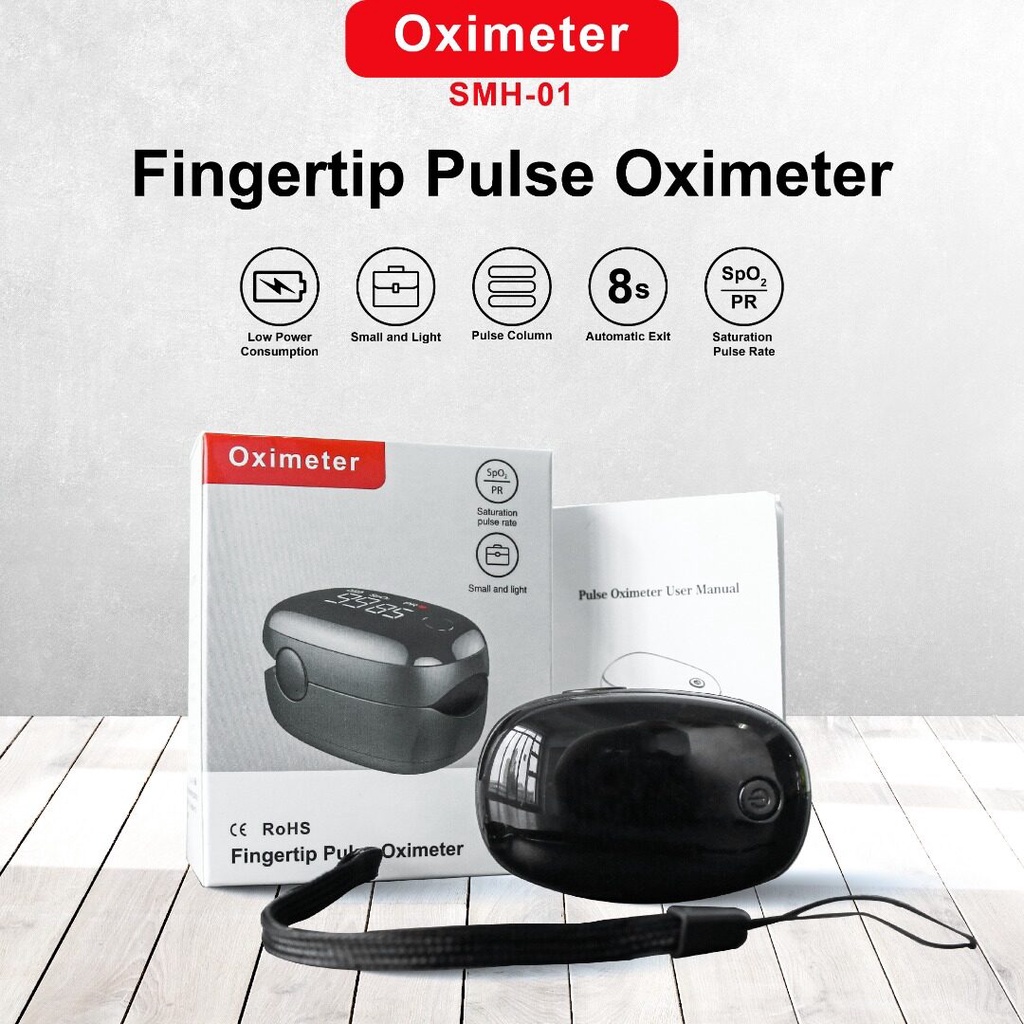 SMH01 Medical Fingertip Pulse Oximeter Monitor Home family Pulse ...