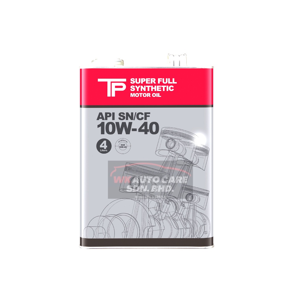 TP Motor Oil Super Full Synthetic 10W40 - Product of Japan | Shopee ...