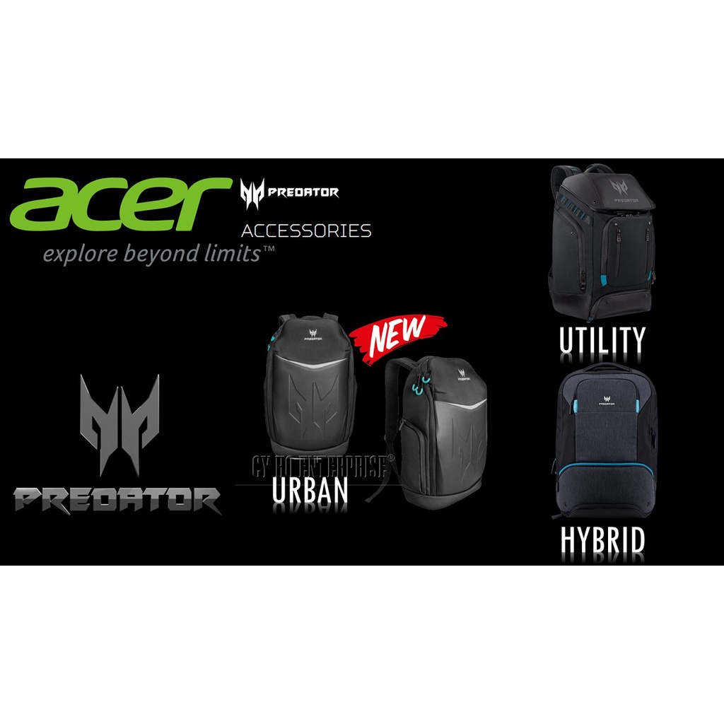 ACER PREDATOR GAMING URBAN BACKPACK LZ.BAGCL.B04 | Shopee Malaysia