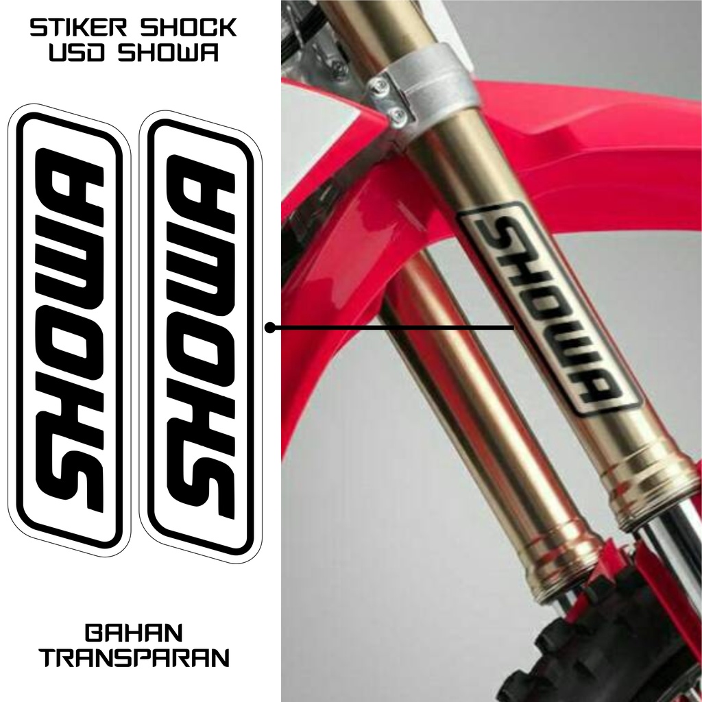 Transparent Pair Of SHOWA SHOCK Stickers | Shopee Malaysia