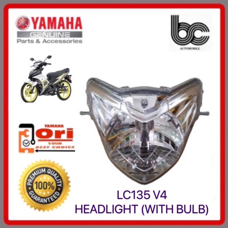 YAMAHA LC135 V4 / V5 / V6 / V7 HEADLIGHT ASSY ORIGINAL / HEAD LAMP / FRONT LIGHT / LAMPU DEPAN ...