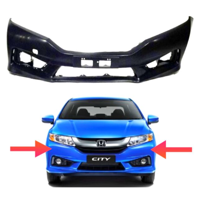 HONDA CITY (2014 - 2020) T9A - FRONT BUMPER (NEW) | Shopee Malaysia