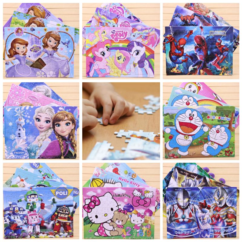 96pcs Large Puzzle For Kids/Children 35cm X 25cm (96Pcs) Educational ...
