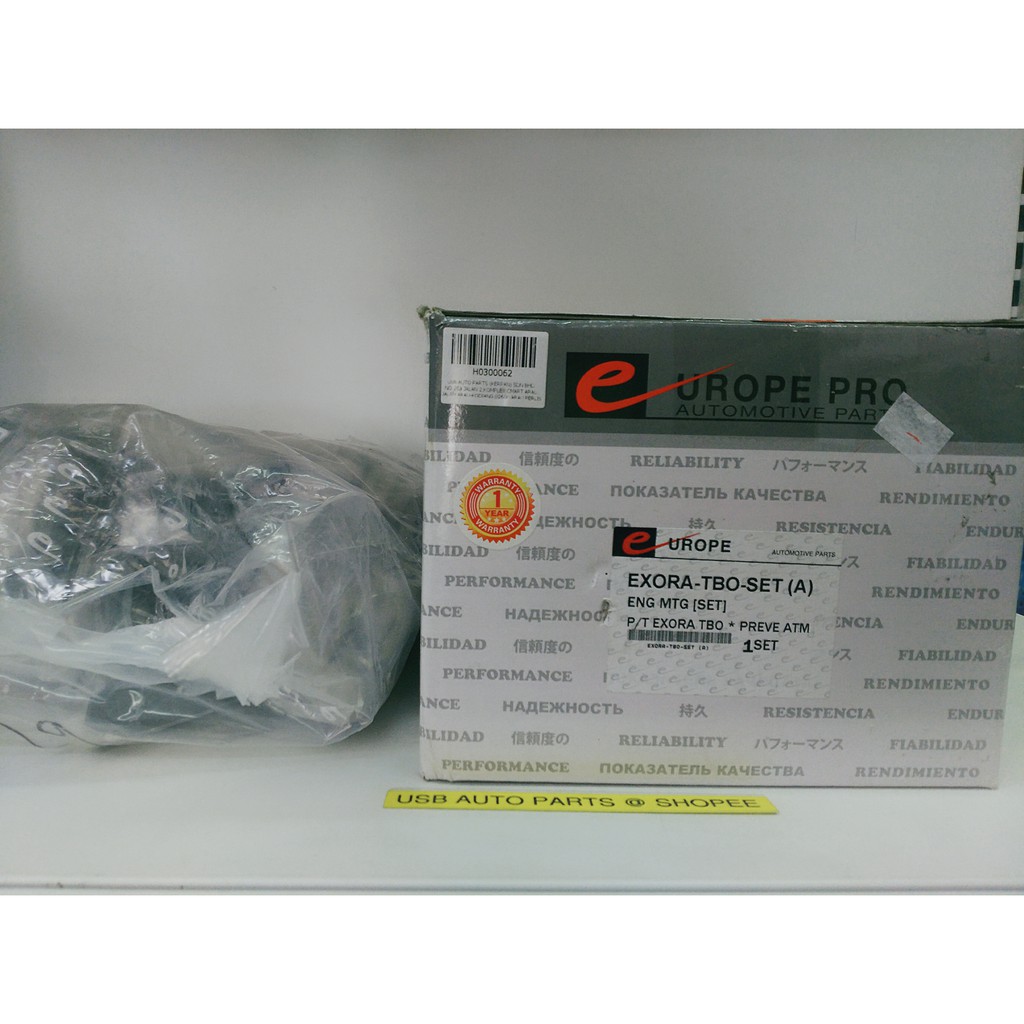 Exora Bold Preve Turbo Automatic Engine Mounting Set 1 Year Warranty ...
