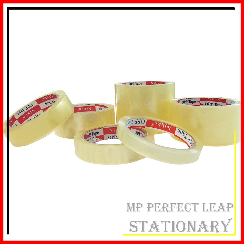 High Qualty OPP Packaging Tape Transparent / Brown (Rolls) | Shopee ...