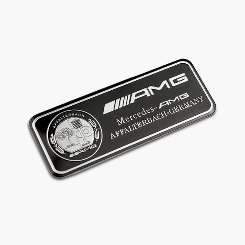 1 x Aluminum Apple Tree AMG Edition Logo Car Sticker Emblem Decal Badge ...