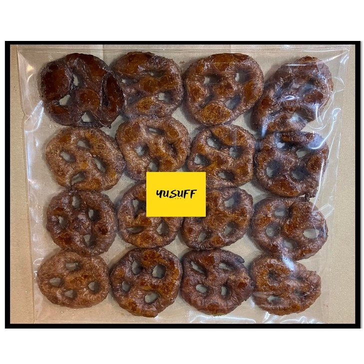 Kuih Deram / Peneram / Telinga Keling Tradisional Asli 16pcs | Shopee ...