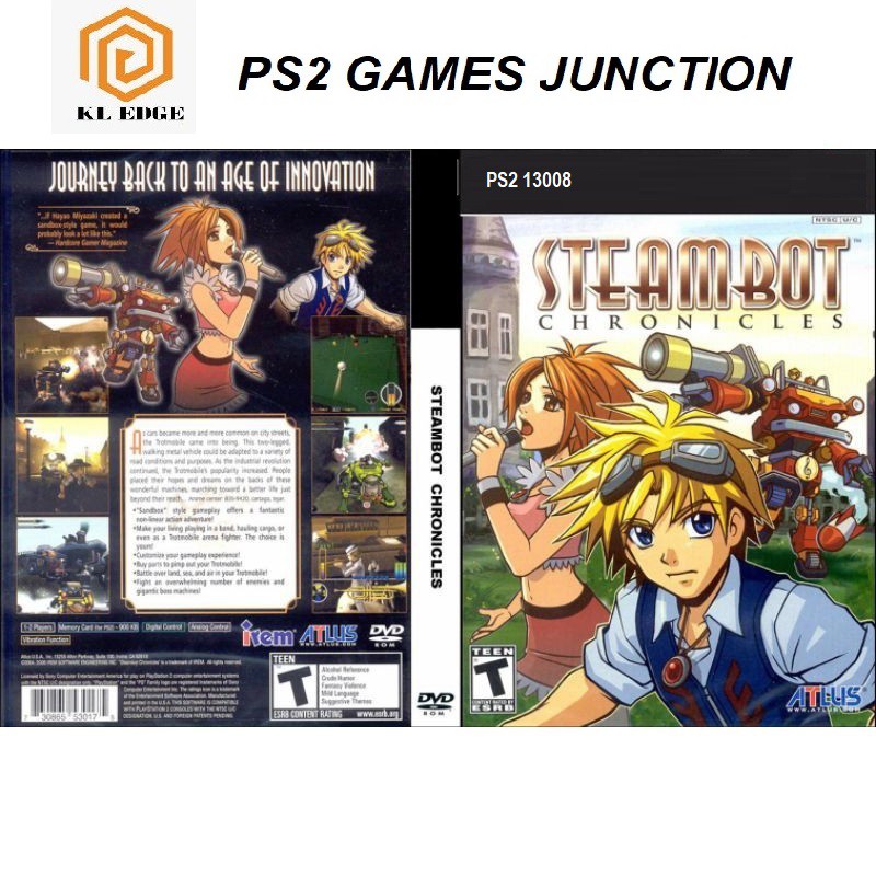 PS2 Game , Steambot Chronicles (Dvd Games) | Shopee Malaysia