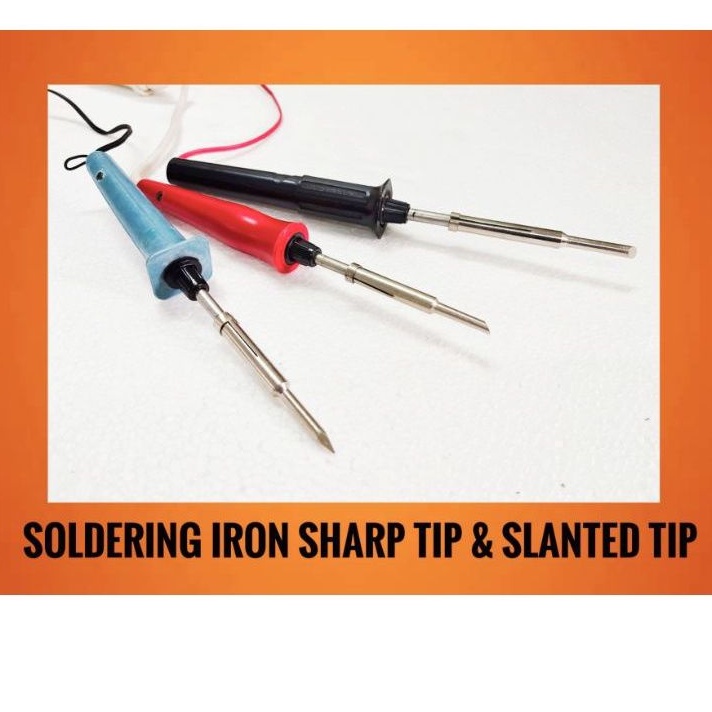 [READY STOCK] SOLDERING IRON 20WATT 35WATT SHARP TIP AND SLANT TIP ...