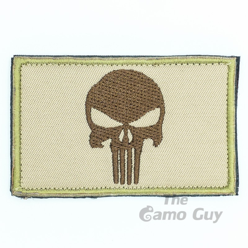 The Punisher Vigilante Hero Cool Skull Logo Tactical Embroidery Morale ...